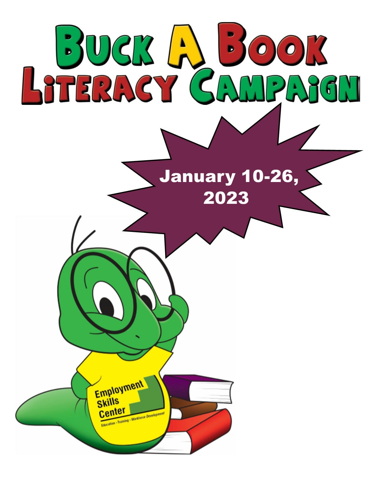 Buck a Book Literacy Campaign | Employment Skills Center