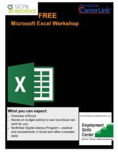 Excel Flyer October 2023 | Employment Skills Center